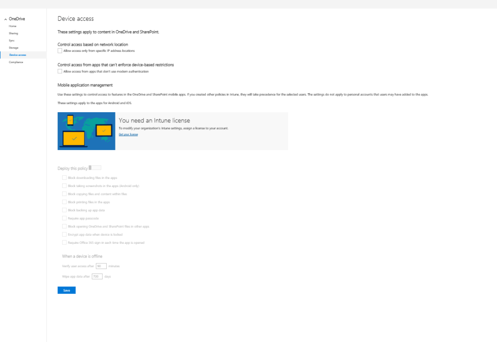 New OneDrive Admin Center - An Overview