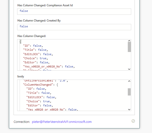 Get the changes made to SharePoint Items with Power Automate
