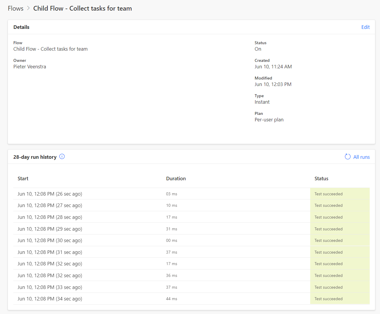 Get started with child flows in Power Automate