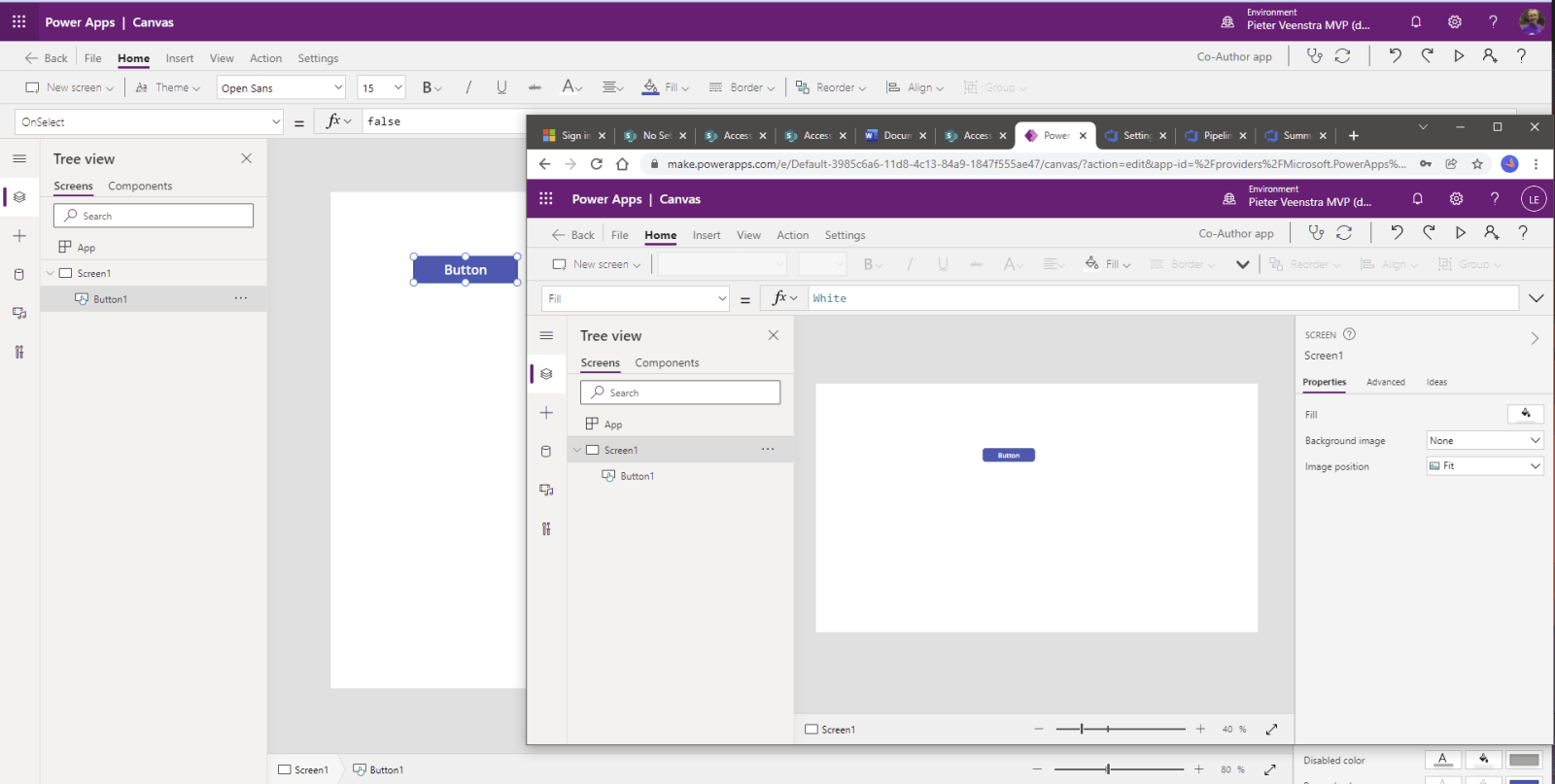 Co-Authoring in Power Apps