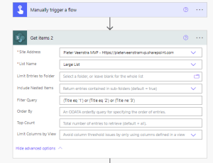 Delegation with SharePoint lists Power Apps vs Power Automate