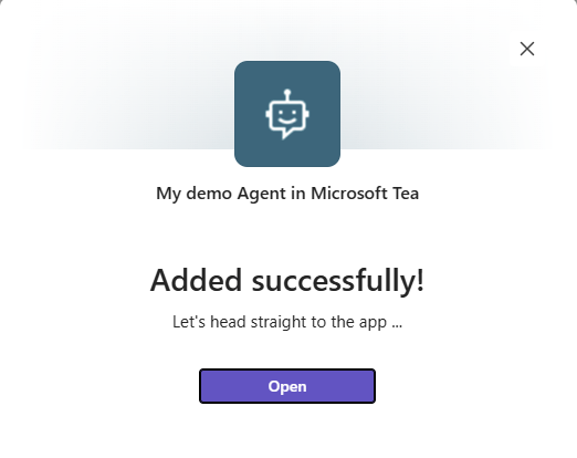 Added Successfully